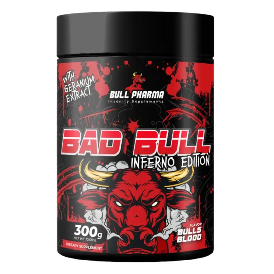 Bad Bull Inferno Edition (300G) Bulls Blood - Bull Pharma - Frete grátis